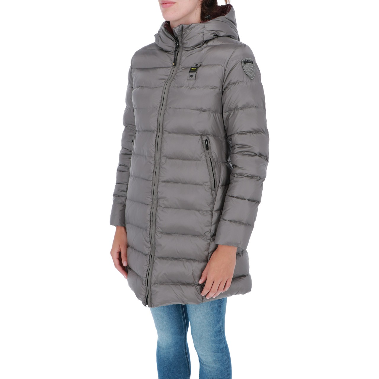 Piumino Blauer Usa Donna Lungo Cappuccio Trench | PIUMINI ...